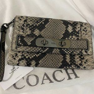 Coach | Bags | Authentic Coach Beechwood Python Embossed Leather | Poshmark